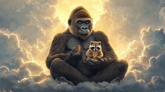 R.I.P. Peanut the squirrel and Fred the racoon . - 9GAG