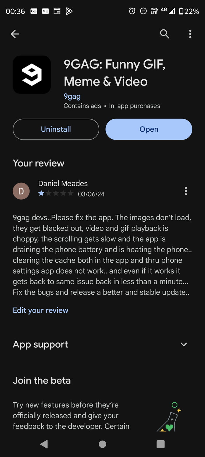 I have done my bit, request all to leave a negative review on playstore or app store to get the ...