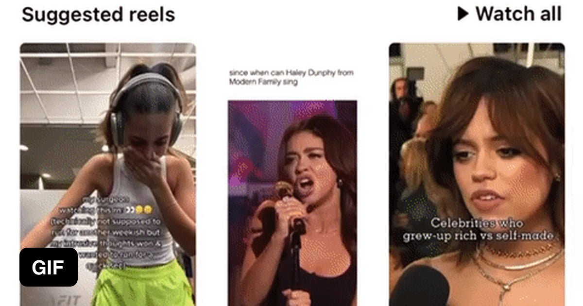 All three women In all three gifs move the same direction at the same ...