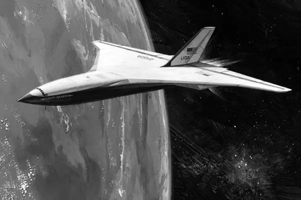 Forget Starship. This is a concept from 1960/70s called Star Raker ...