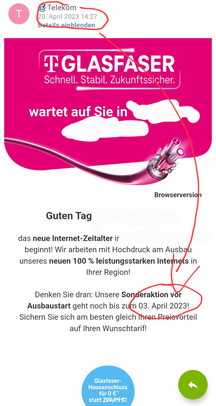 Ja vielen Dank für die frühe Info - 9GAG