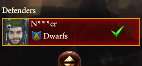 My name is Nasser. The game is censoring the word "ass" and it's making ...