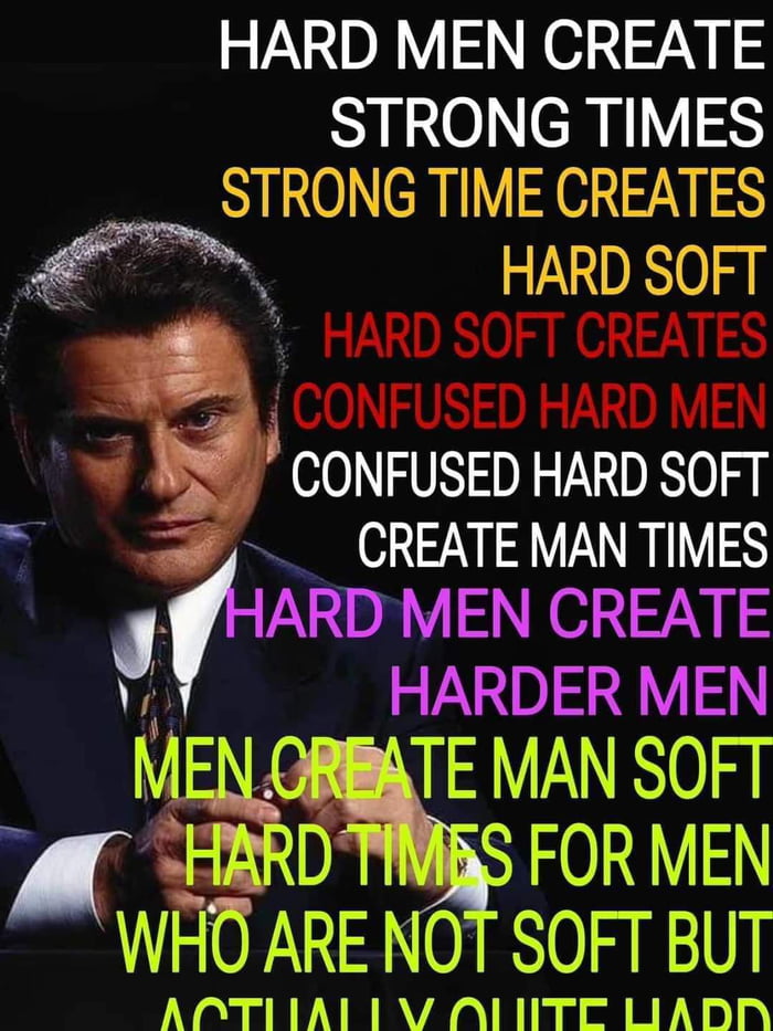 Men hard soft - 9GAG