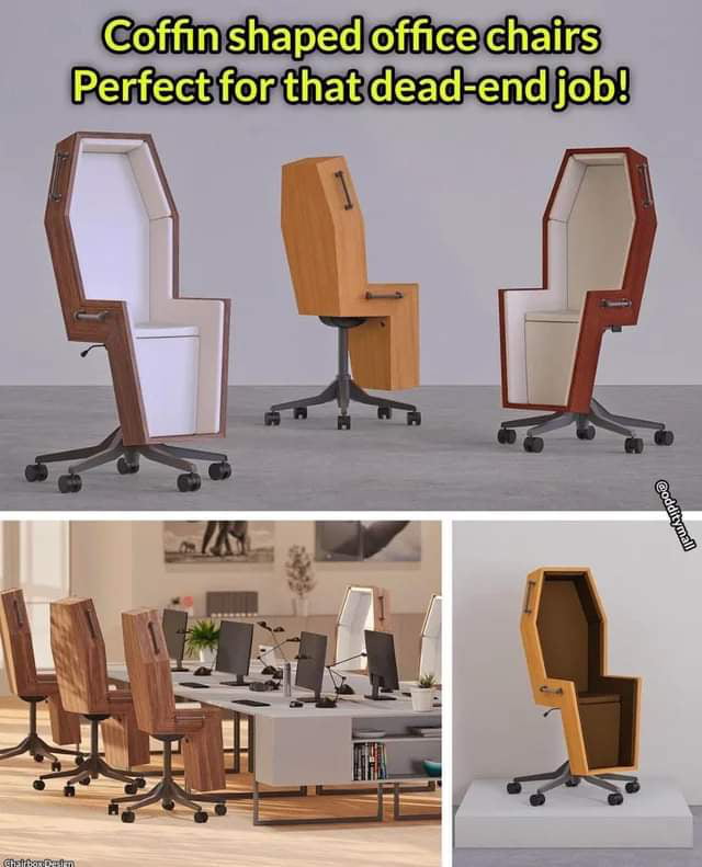 Dead End Job? We Got A Chair For That! - 9GAG
