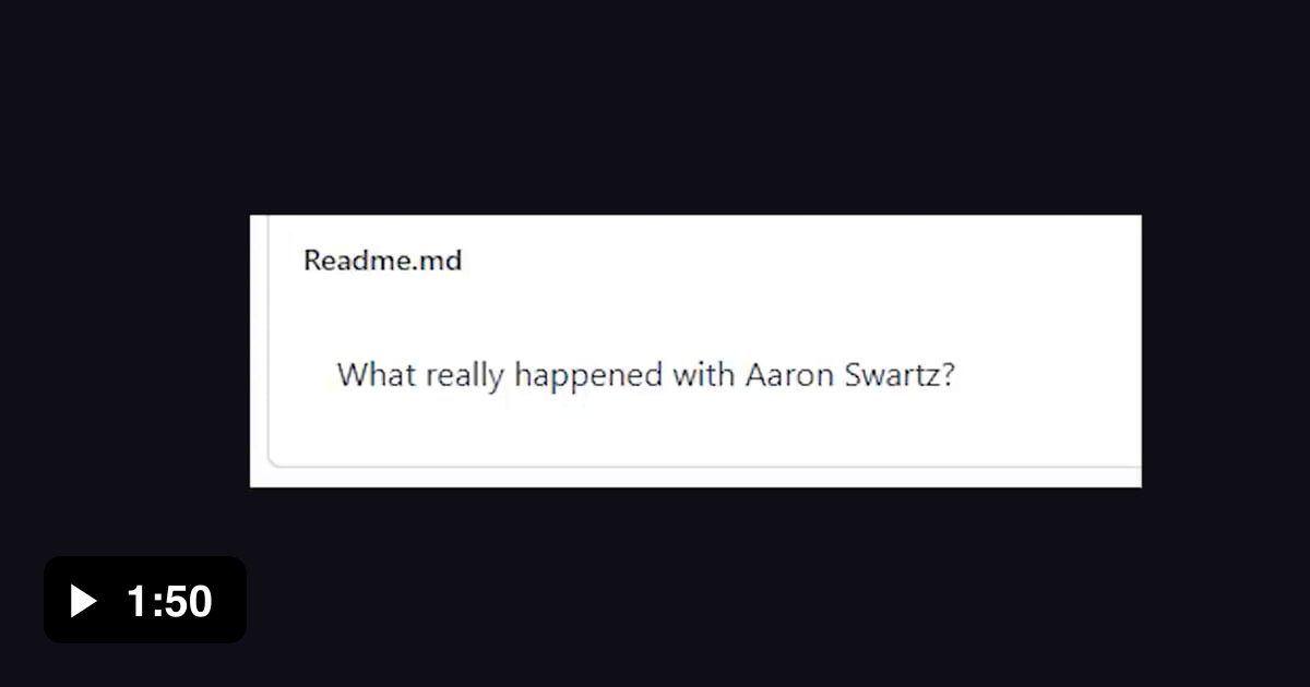 The Internet's Own Boy: Aaron Swartz - 9GAG