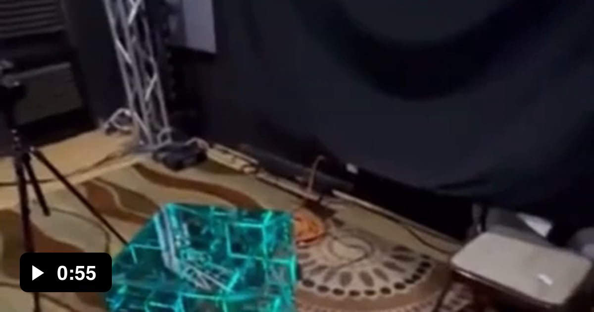 Tesseract Infinity Mirror Art Sculpture - 9GAG