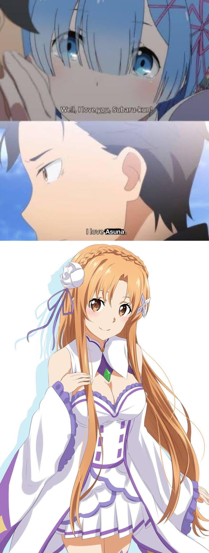 Asuna-tan best girl, now we just need the other way around - 9GAG