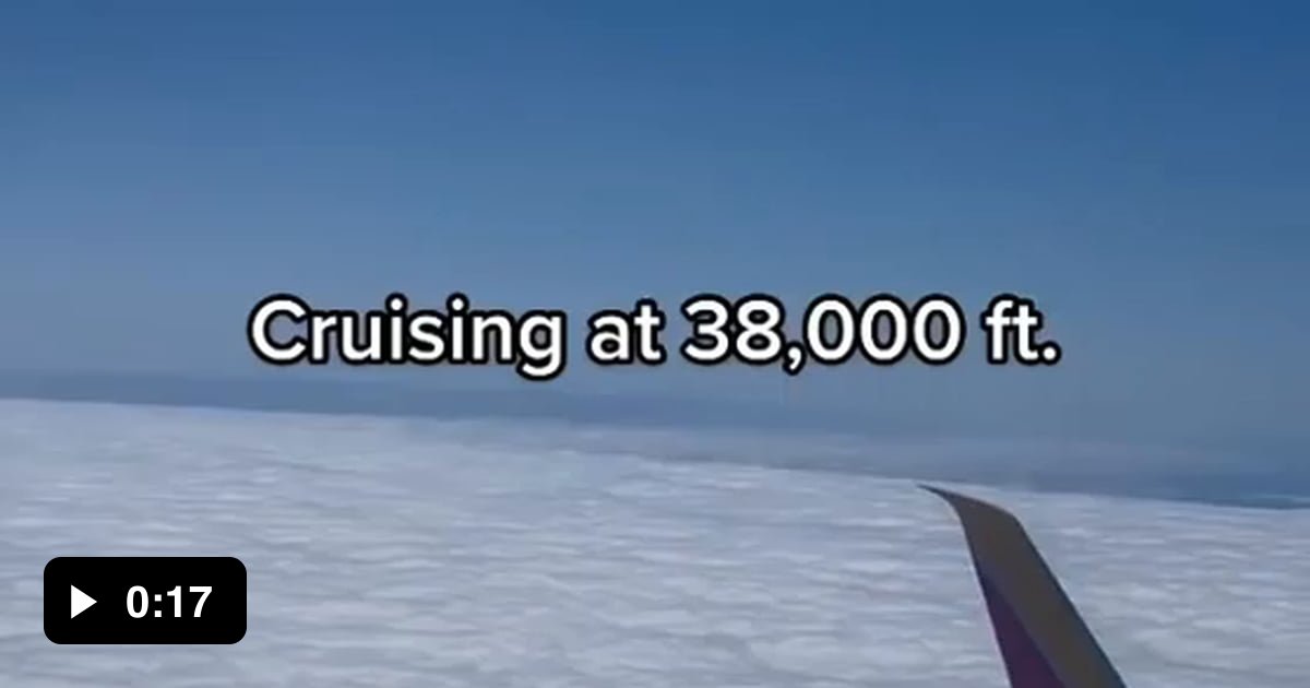 Flying object observed at 38,000 ft - 9GAG