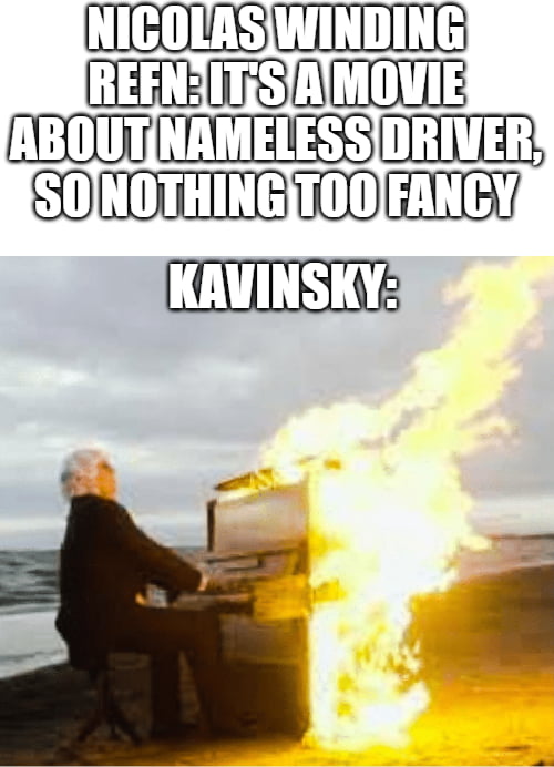 Nightcall, best soundtrack to drive aimlessly at night. - 9GAG