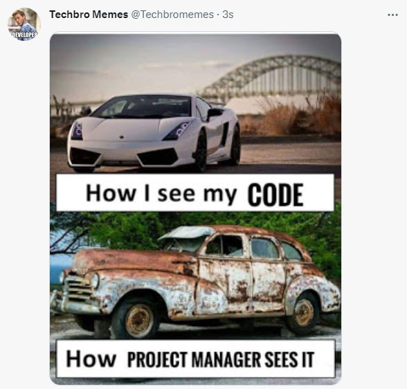 Atleast the code works - 9GAG