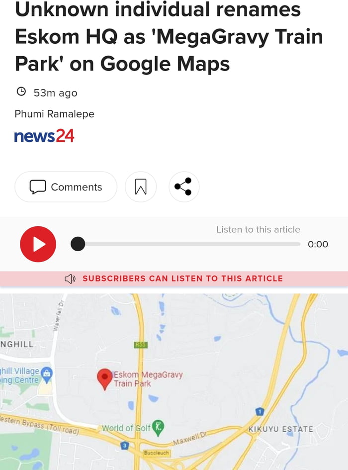 I would've renamed it Eishkom:School for the corrupt and incompetent ...