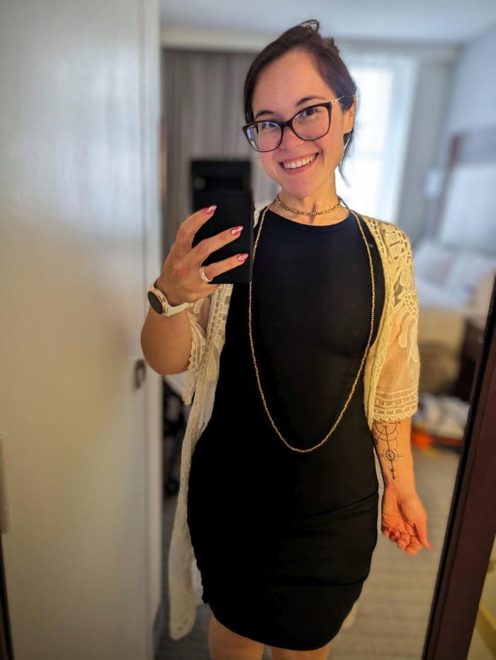 Me again the one that lost 100 lbs. Another pretty dress that fits now ...