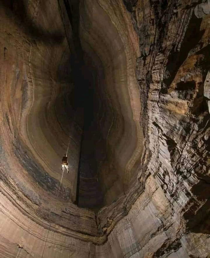 The deepest cave in the world 'Veryovkina Cave' in Georgia - 9GAG