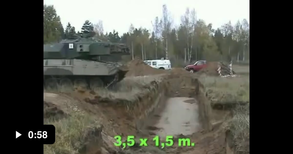 Two ways to cross a trench with a tank - 9GAG