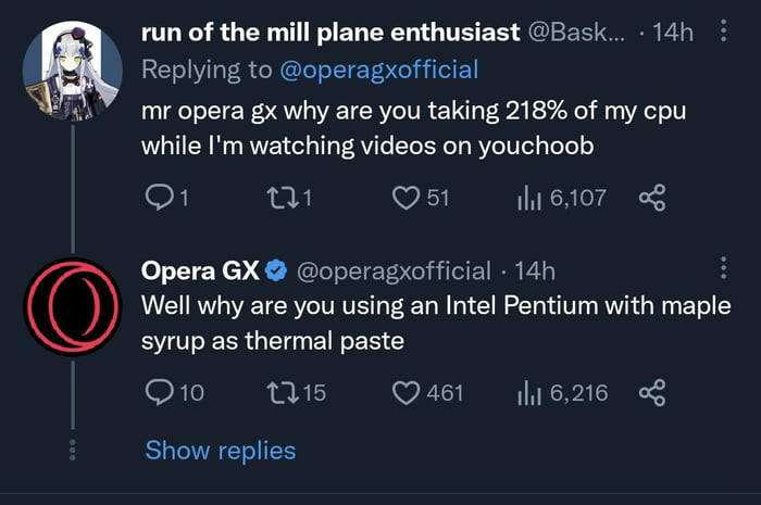 Opera GX - 9GAG