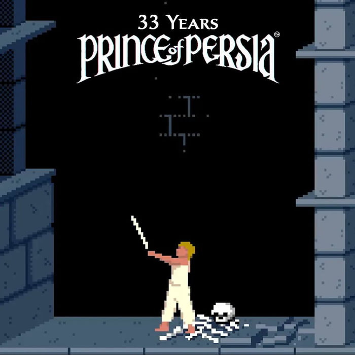 33 years ago today, the Prince took his first jumps in this 8-bit ...