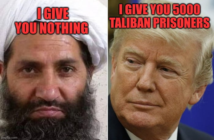 Best prisoner swap deal ever, bigly! - 9GAG