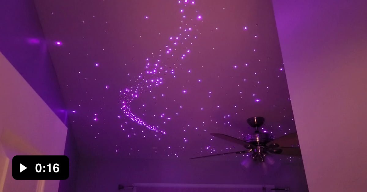 Fiber optic star ceiling - 9GAG