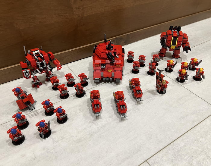 Lego Blood Angels Army, how many points is this? - 9GAG