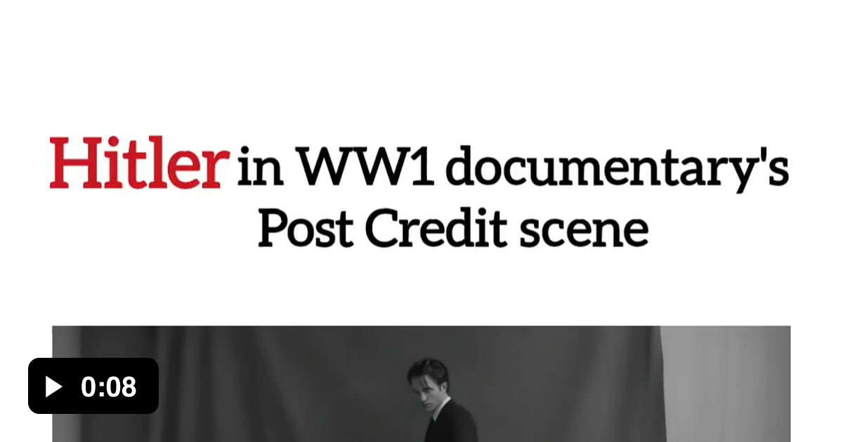 Damn, if he would act in the documentary, our future generations will ask us what was the ...