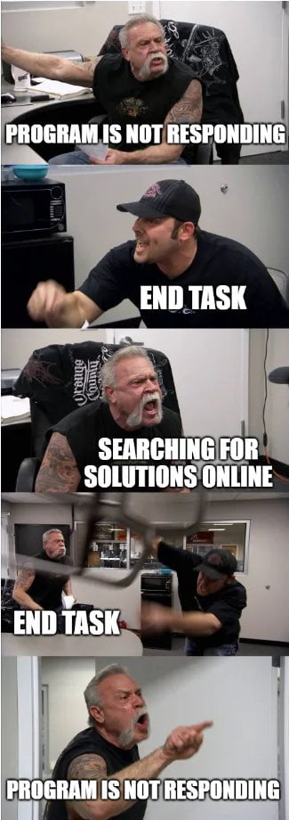 Program not responding - 9GAG