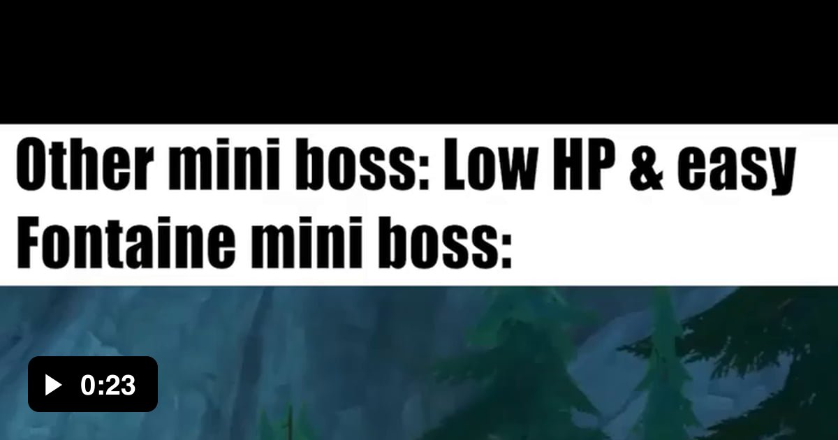 These are weekly bosses with domain - 9GAG