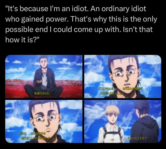 Eren, what a man you are - 9GAG