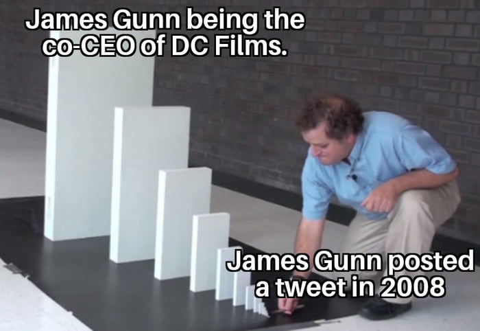 It's a wonderful journey for James Gunn - 9GAG