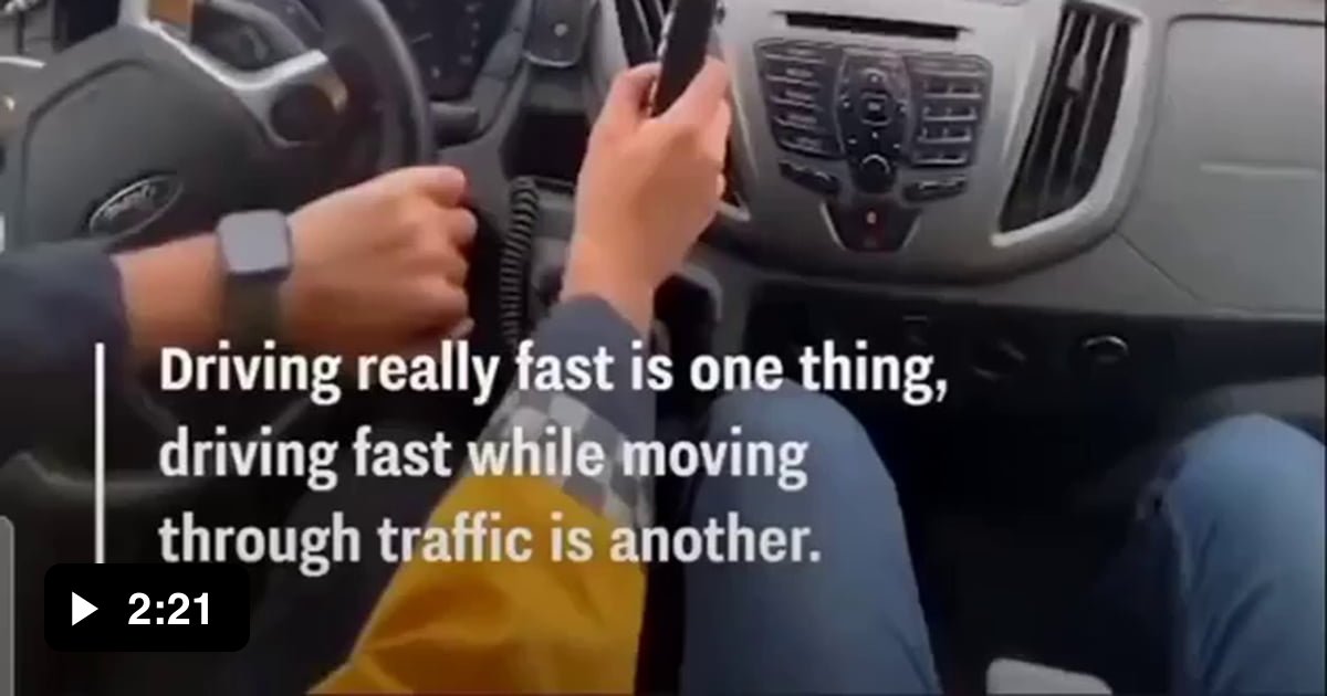 These paramedics have incredible driving skills. - 9GAG