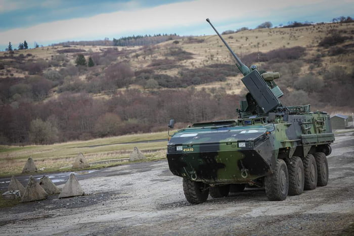Following the prevalence of drone usage in Ukraine war, NATO Pandur ...