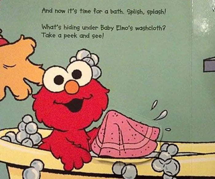 Dirty Elmo asking for a rub - 9GAG