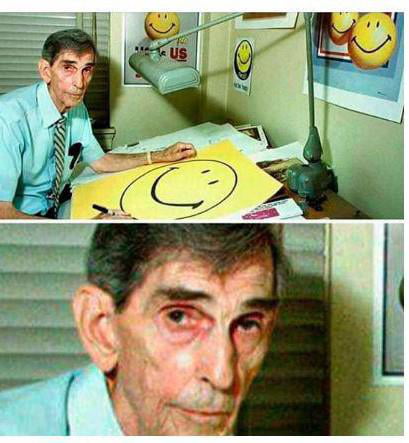This is Harvey Ball. The creator of the smiley... - 9GAG