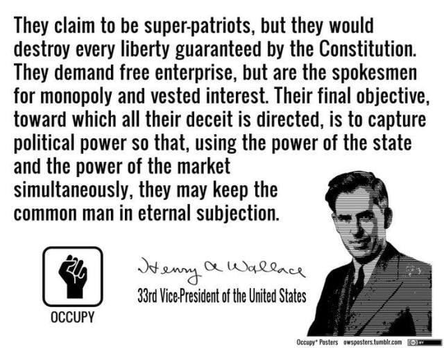 Quotation Henry A. Wallace the 33rd vice president of the United States ...