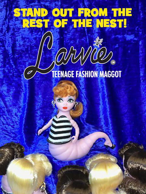 Wiggly and wonderful, Larvie the Teenage Fashion Maggot, can be all ...