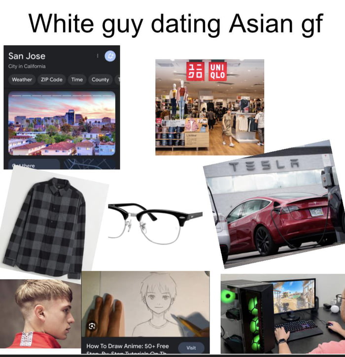 Asian girl’s white bf starterpack - 9GAG