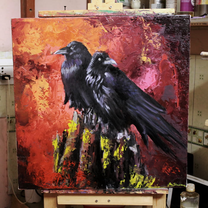 Rick's two raven. - 9GAG