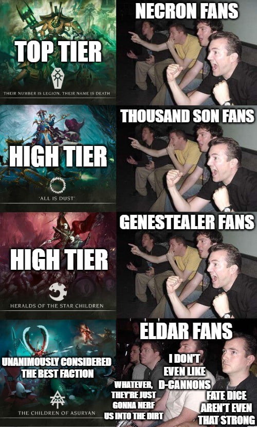 Eldar fans eating good in 10th (they kinda wanna starve tho) - 9GAG