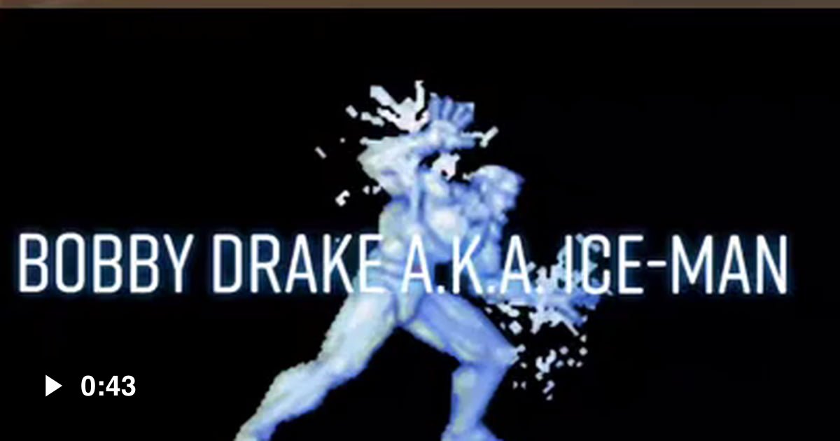 X-Men Iceman aka Bobby Drake - 9GAG