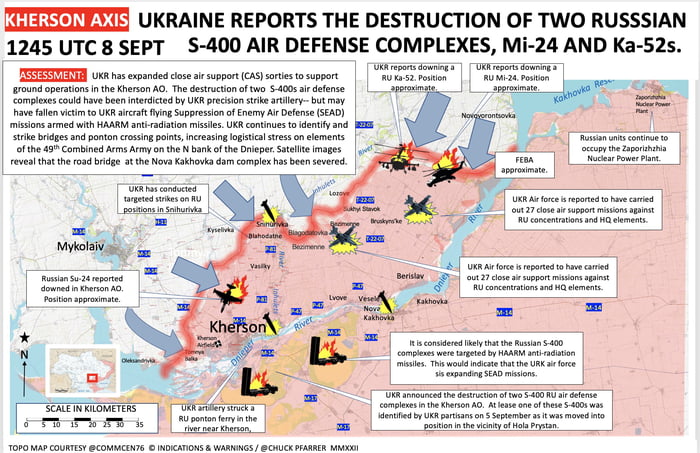 Assessment on the current situation around Kherson - 9GAG