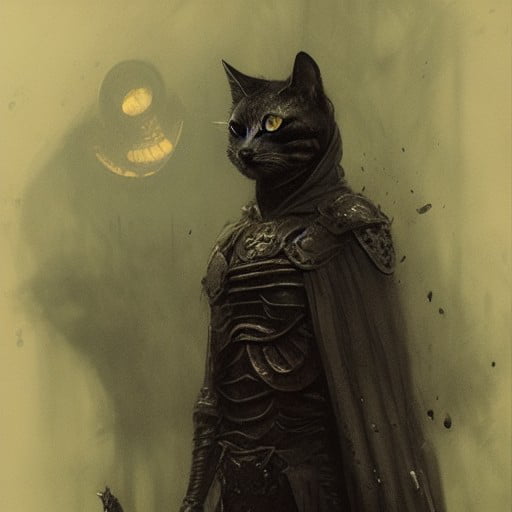 Knight Cat (AI Generated) - 9GAG