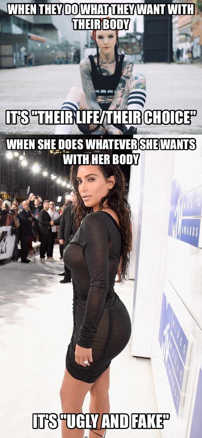 This is how I see it, double standards. - 9GAG