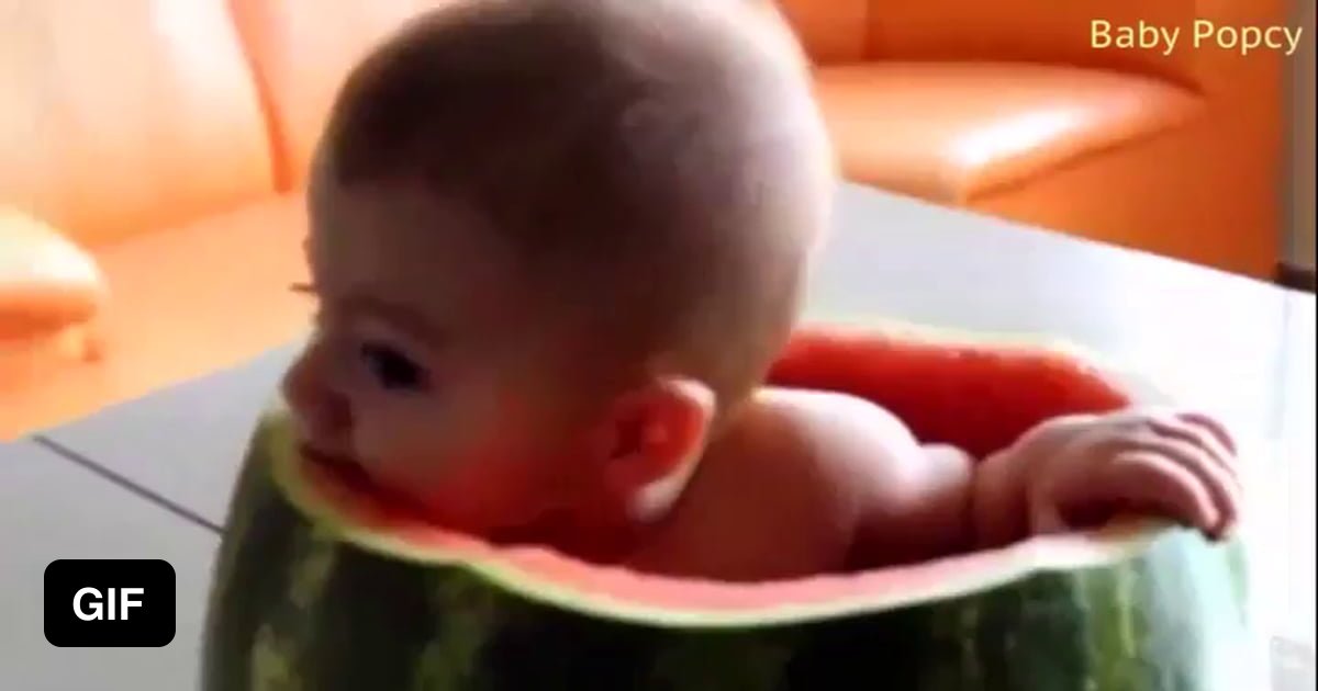 Baby inside Watermelon :) - 9GAG