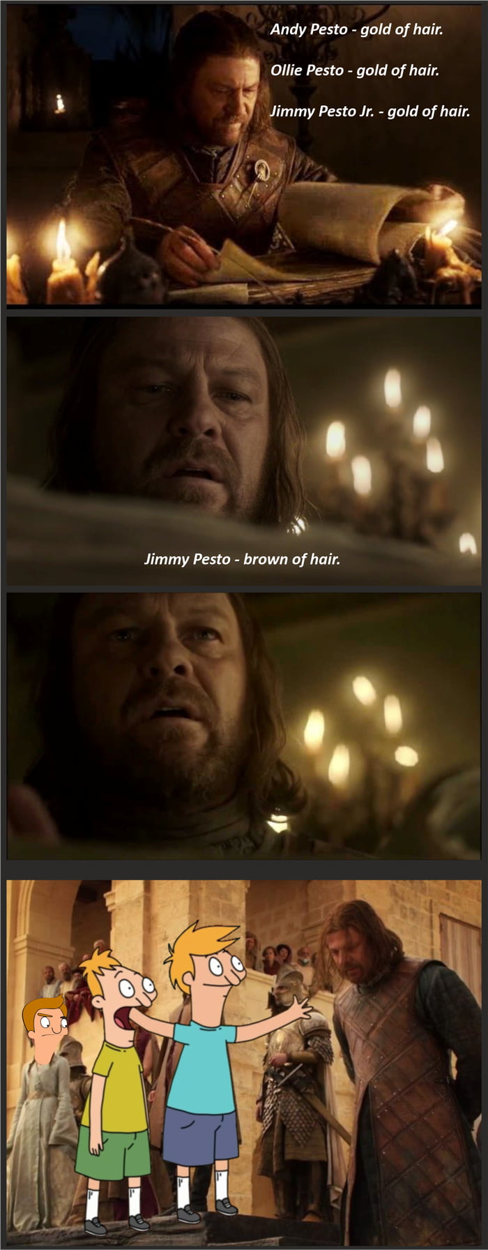 BB vs. GoT - pesto both worlds - 9GAG