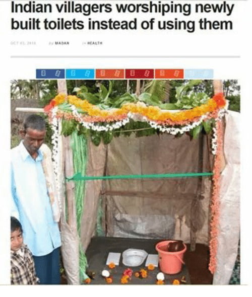 Why use a toilet when you have the streets, Pajeet said - 9GAG