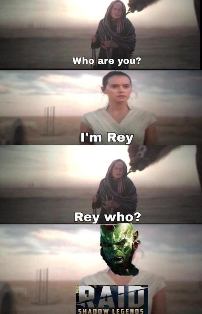 This meme is sponsored by raid shadow legends. - 9GAG
