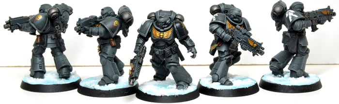 Have started a new colour scheme inspired by the Retributor Astartes ...