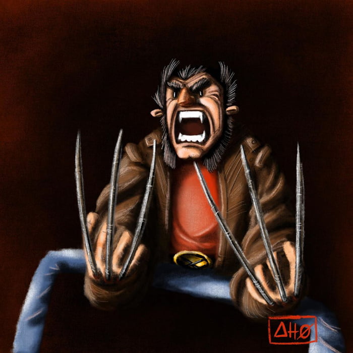 Angry Logan IG: haarige_helden - 9GAG