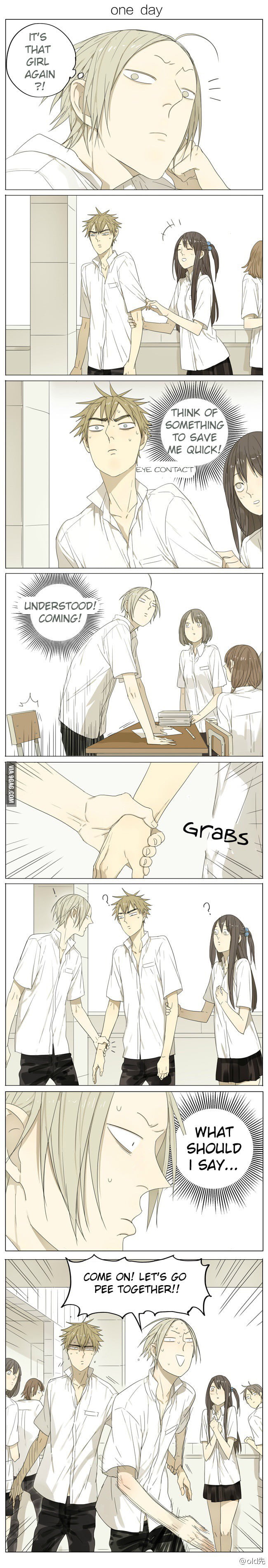 Lets go pee together - 9GAG