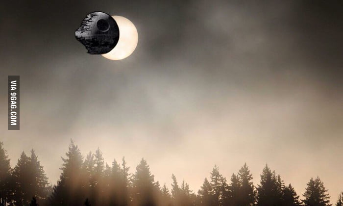 A Picture of Solar Eclipse in Germany today - 9GAG