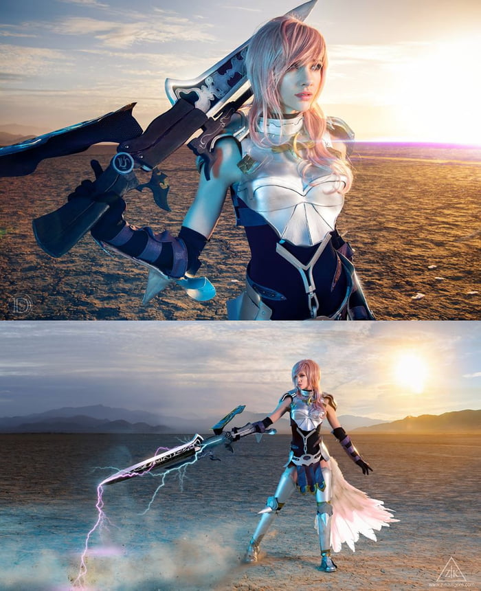 Lyz Brickley Cosplay as Lightning - 9GAG